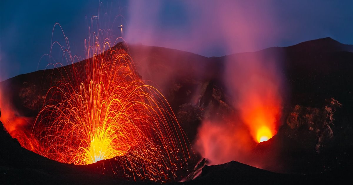 El mapa de los volcanes más activos del mundo