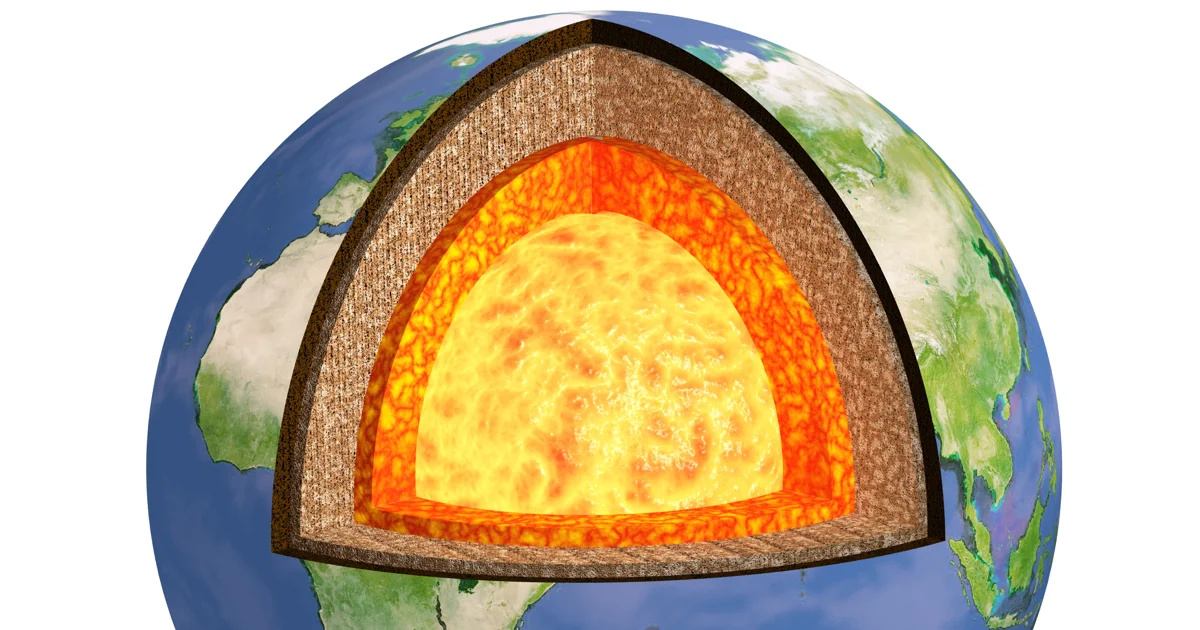 El núcleo de la Tierra se frena