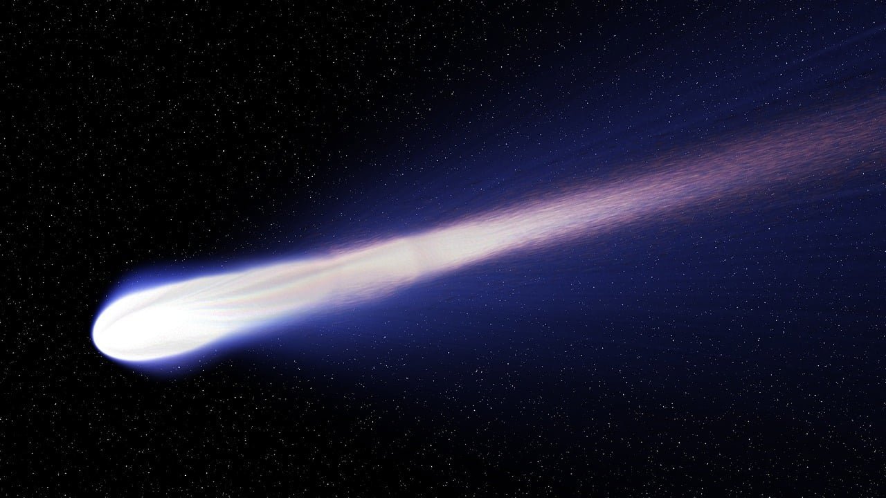 Forma De Cometa En La Naturaleza