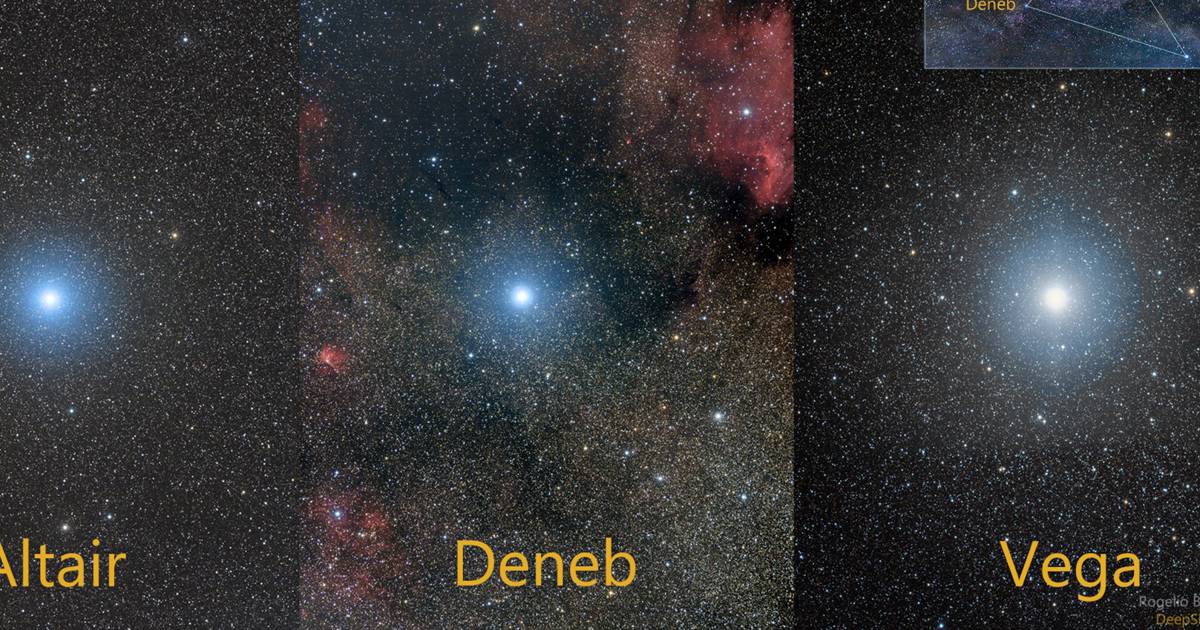 Luce en el cielo el Triángulo de Verano, el espectáculo astronómico de ...