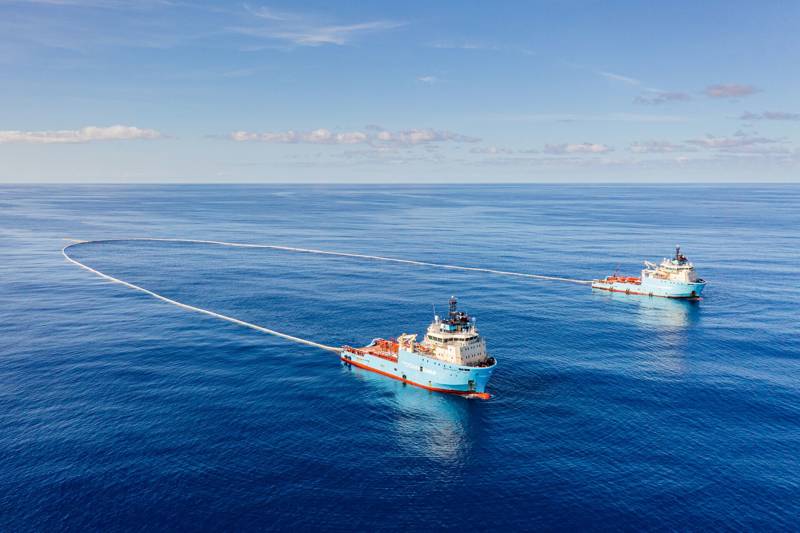 The Ocean Cleanup celebra un récord: extraen 55 toneladas de plástico ...