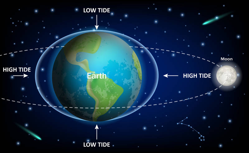 La Luna y el Sol influencian el movimiento de los océanos: ¿Qué son las ...