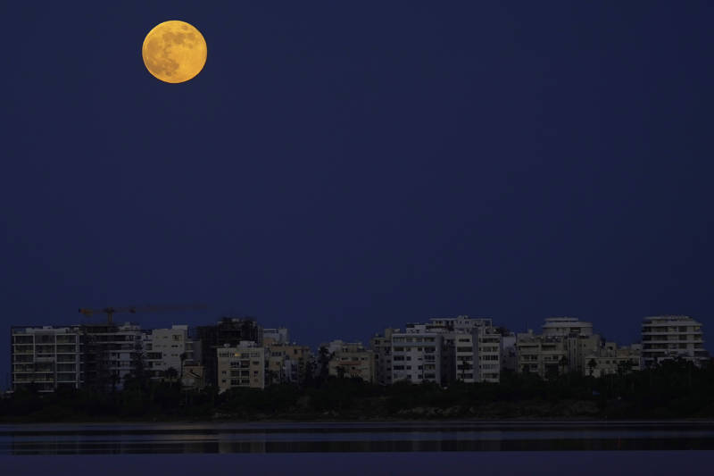 Así se vio la luna llena de Castor 2023