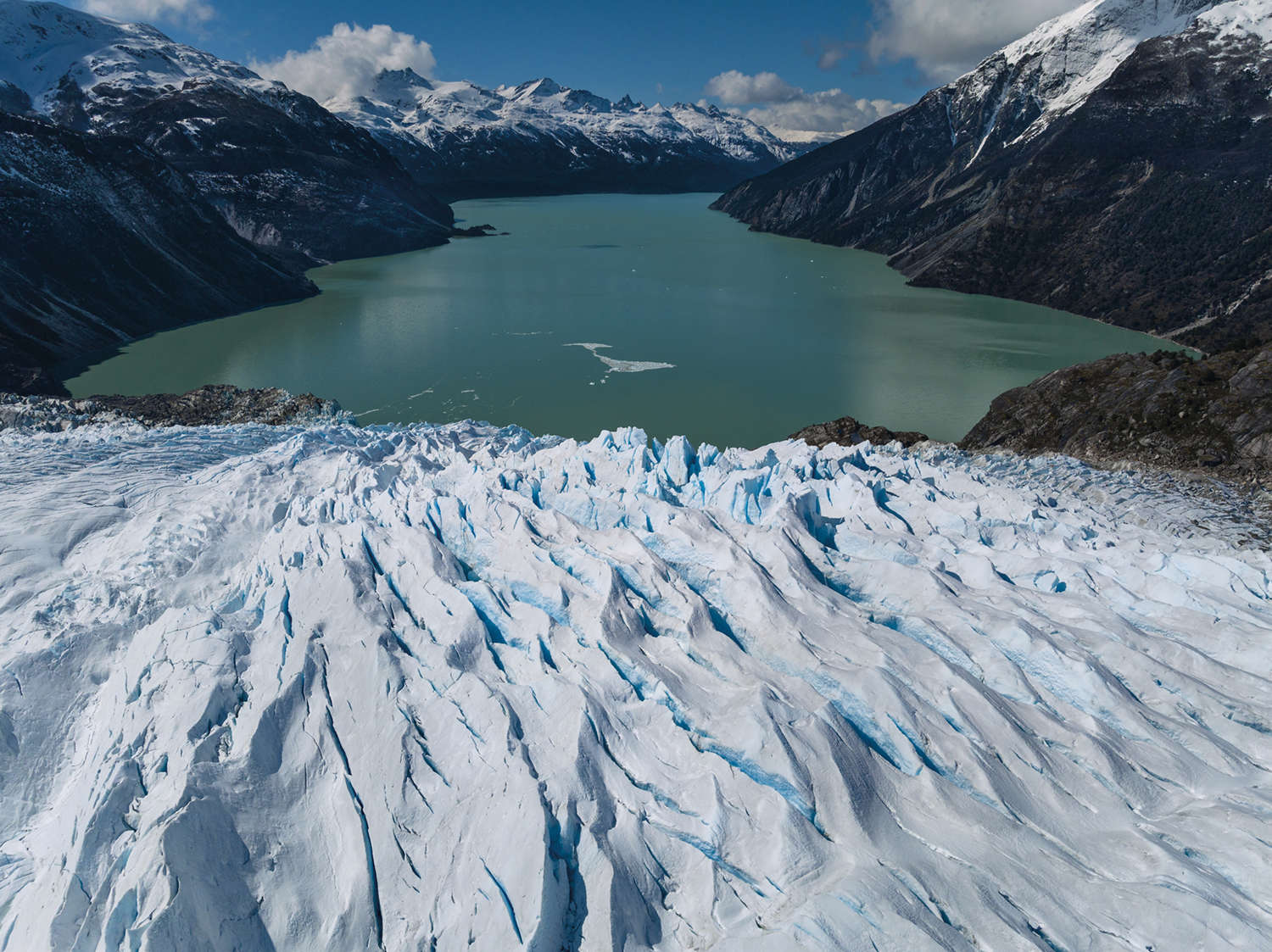 Glaciar De Hielo Azul
