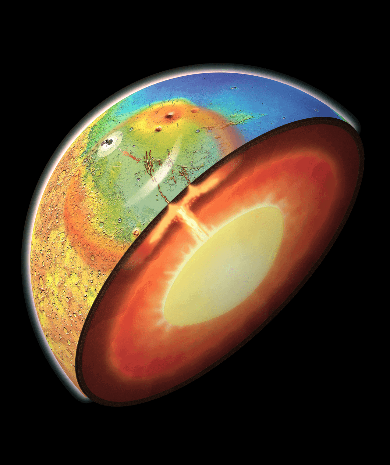 La evolución del interior de la Luna sugiere que nuestro satélite se ...