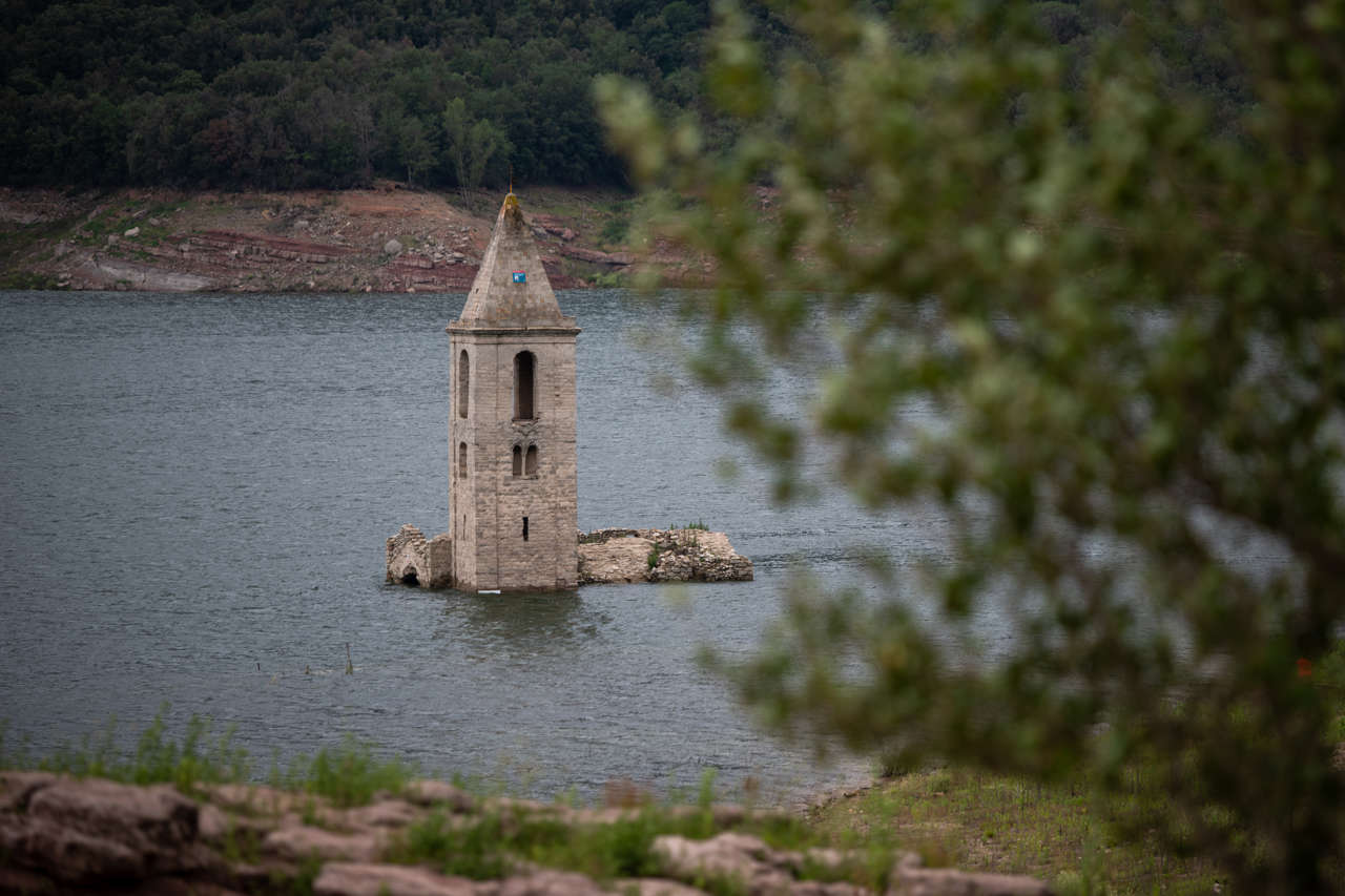 La sequía cede poco a poco en Cataluña: así está ahora el pantano de Sau