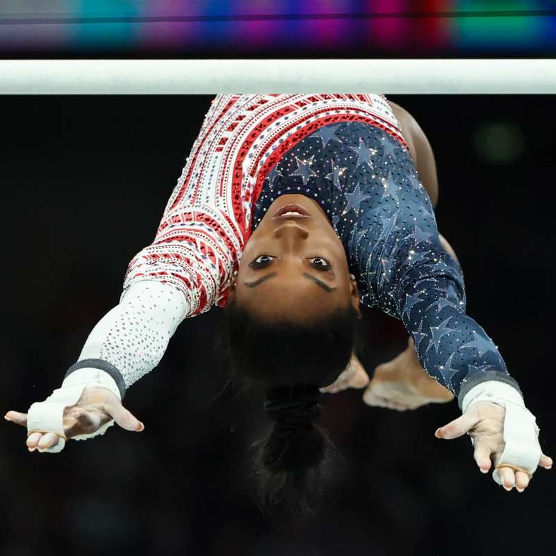 Beacon, el héroe canino de Simone Biles y el equipo de gimnasia de EEUU