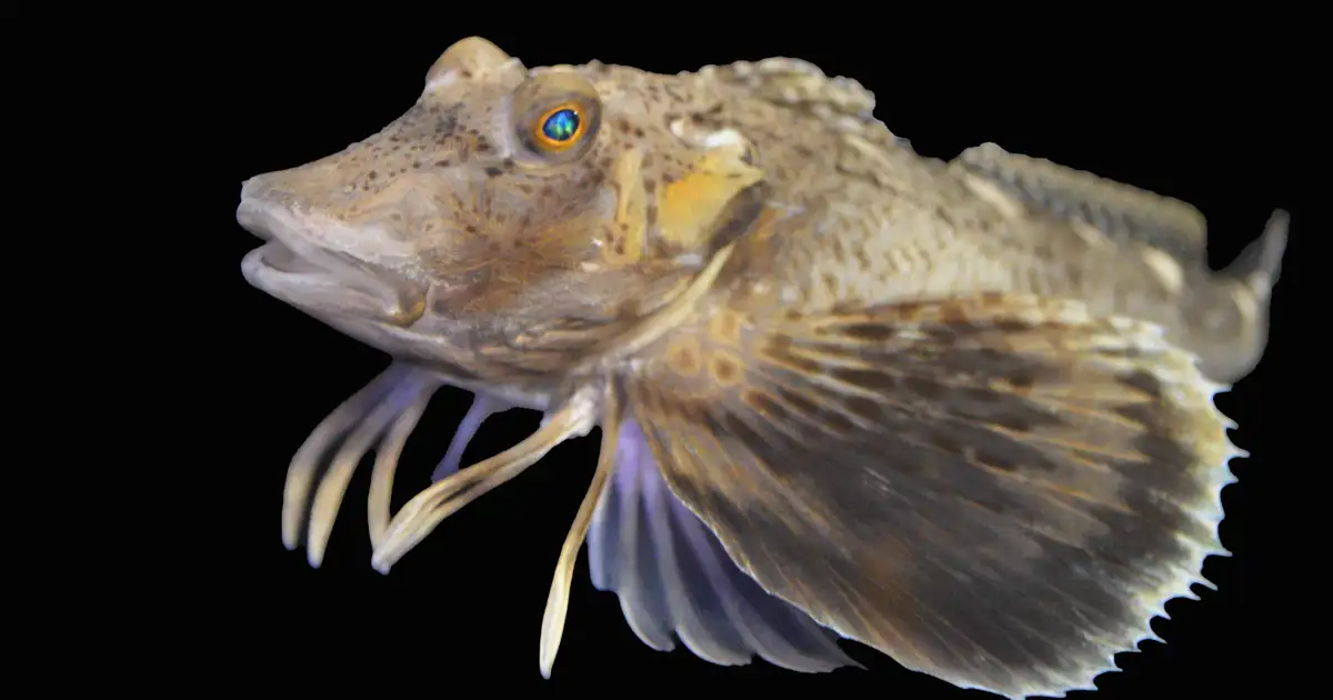 Así son los extraños peces con alas de ave y patas de cangrejo