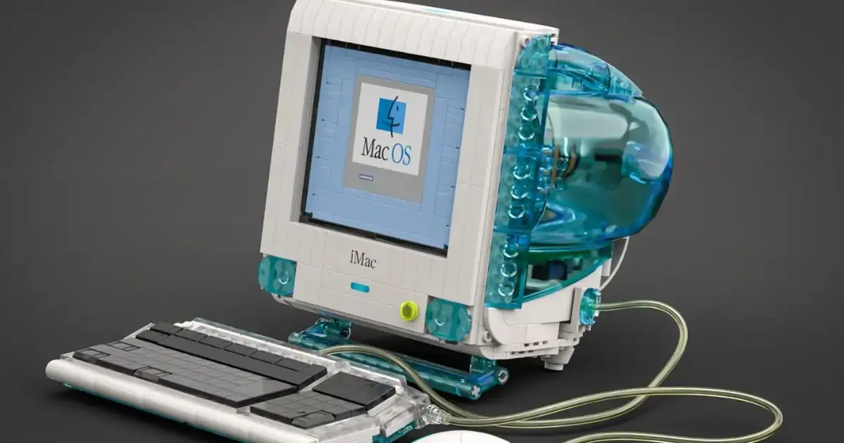 Es un iMac G3, tiene 700 piezas y ha sido fabricado con piezas de LEGO ...