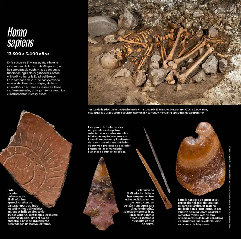 La oleada de "Homo sapiens" llegada a Atapuerca desde Oriente Próximo