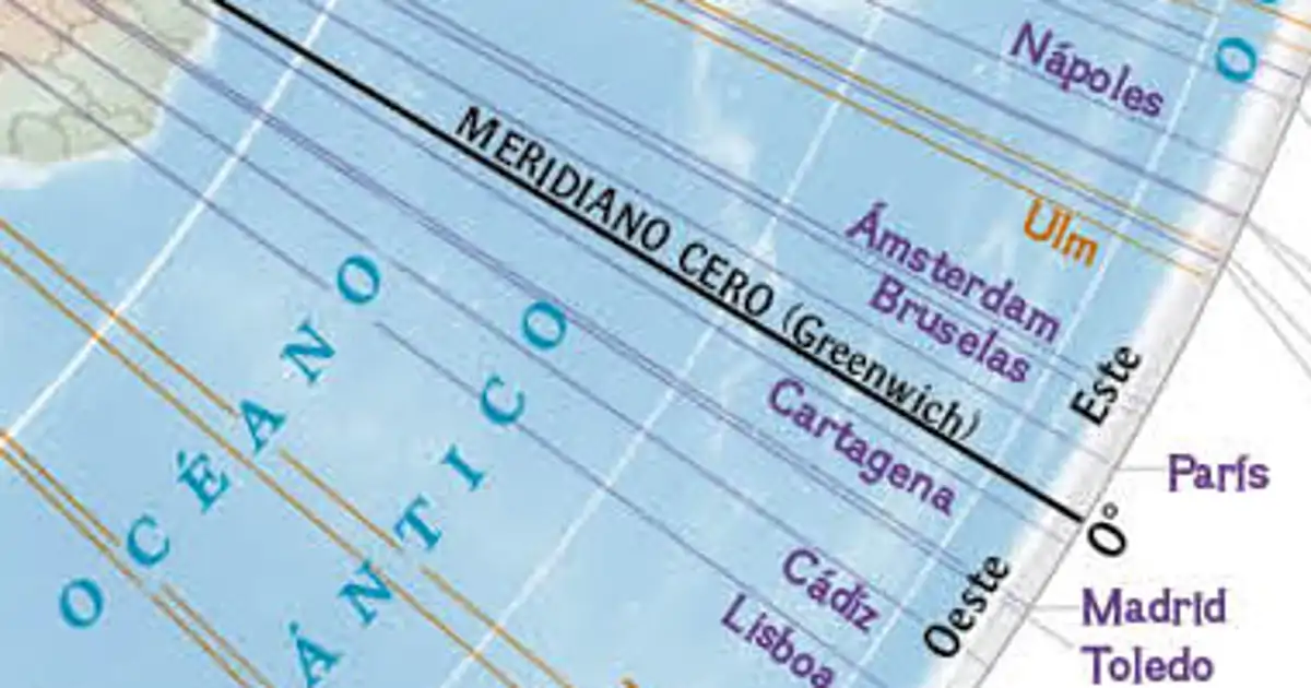 ¿Cuántos nombres ha recibido el meridiano cero a lo largo de la historia?